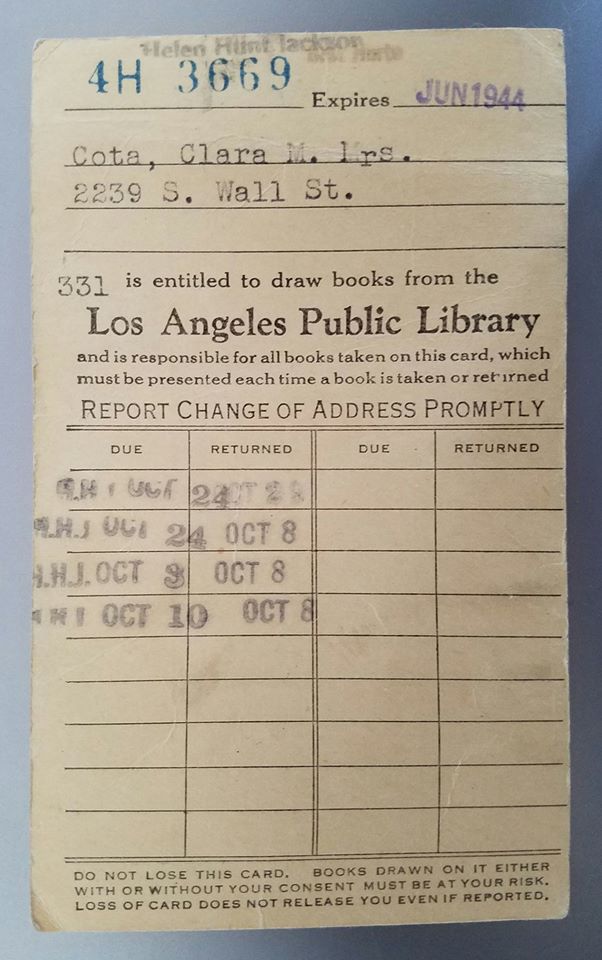Los Angeles Public Library System, Helen Hunt Jackson Branch, Los ...