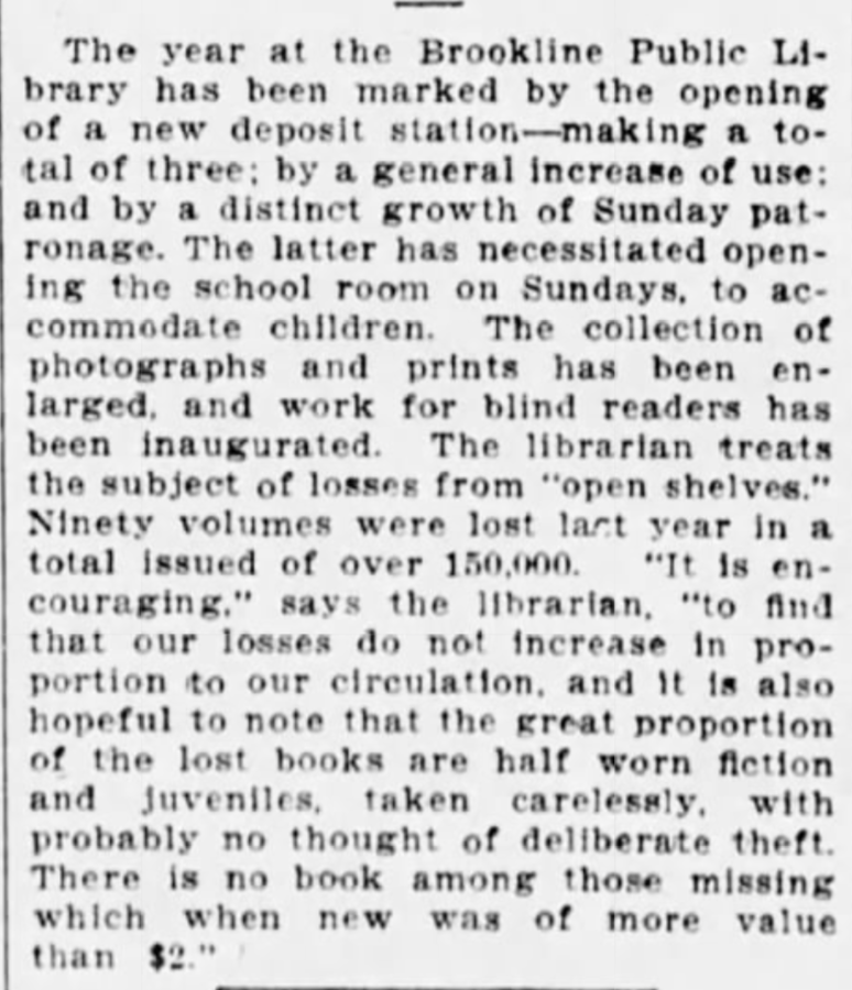 Brookline Public Library, Brookline, Massachusetts